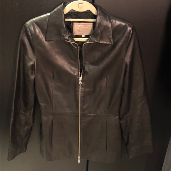 Ponte Vecchio | Jackets & Coats | Ponte Vecchio Black Leather Jacket ...
